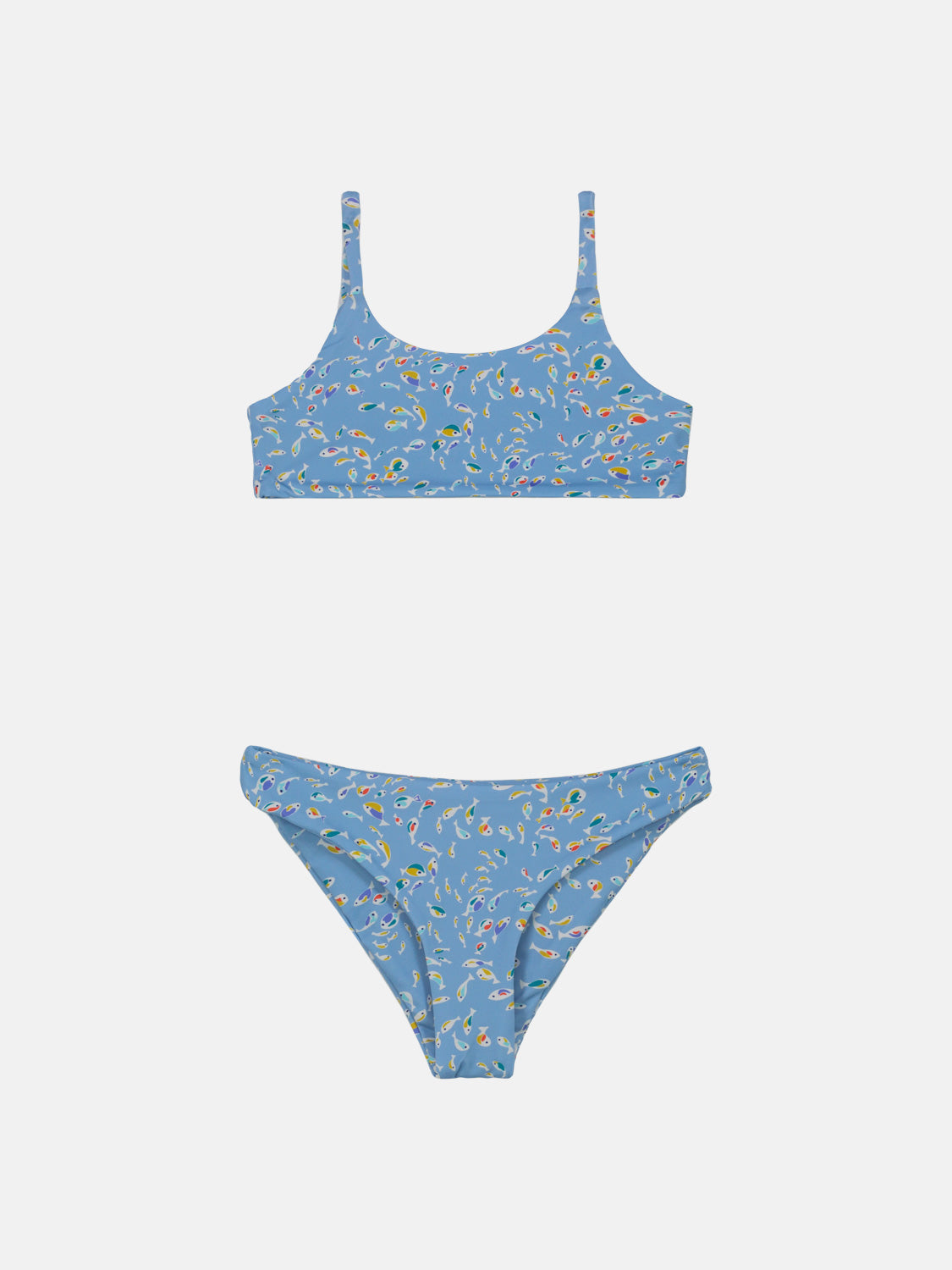Bikini Bambina Liberty Pesciolini Celeste