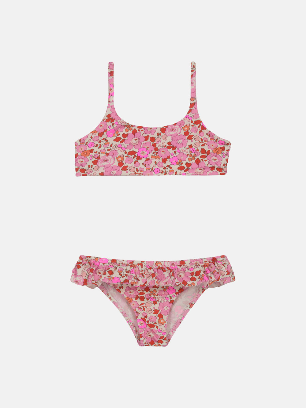 Bikini Bambina Slip Balza Liberty Betsy Fluo Fuxia