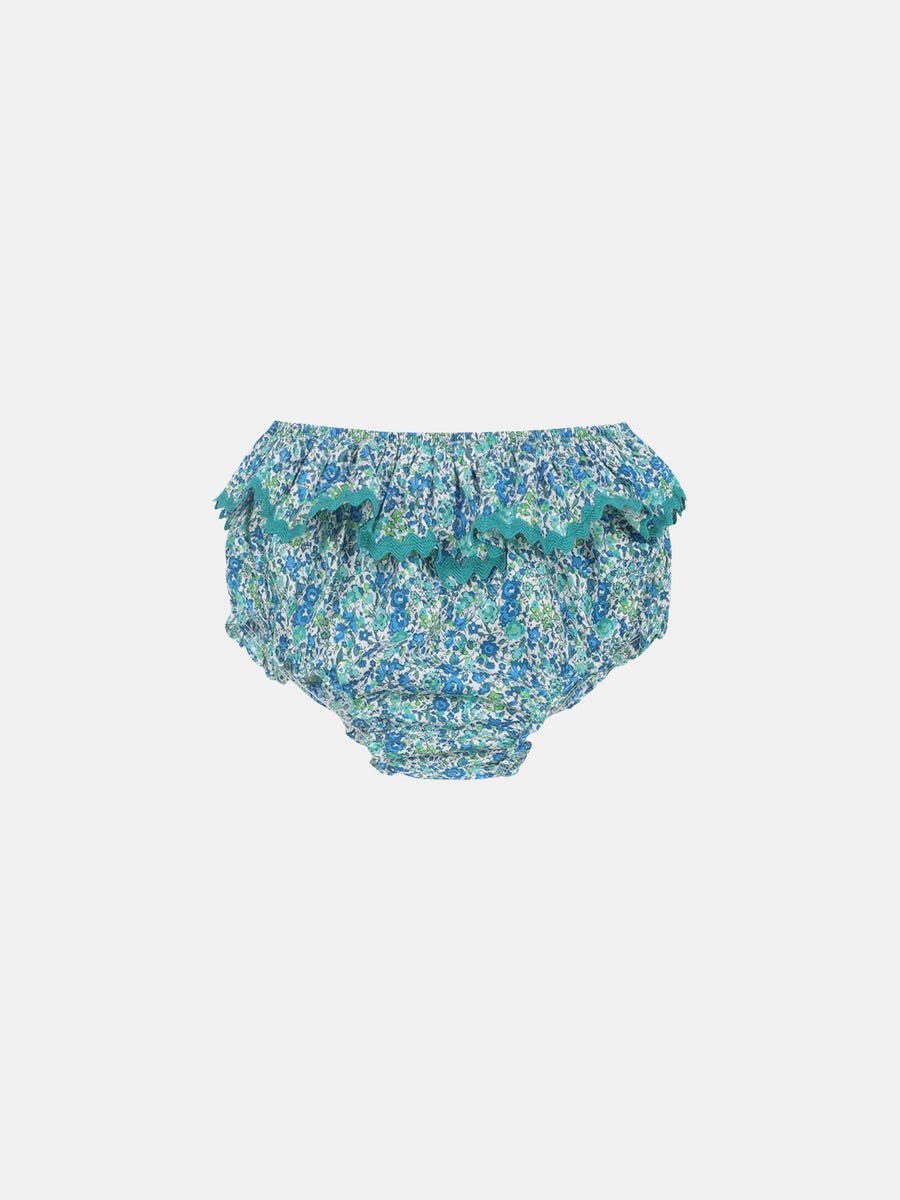 Copripannolino Zigzag Liberty Emma Verde Acqua