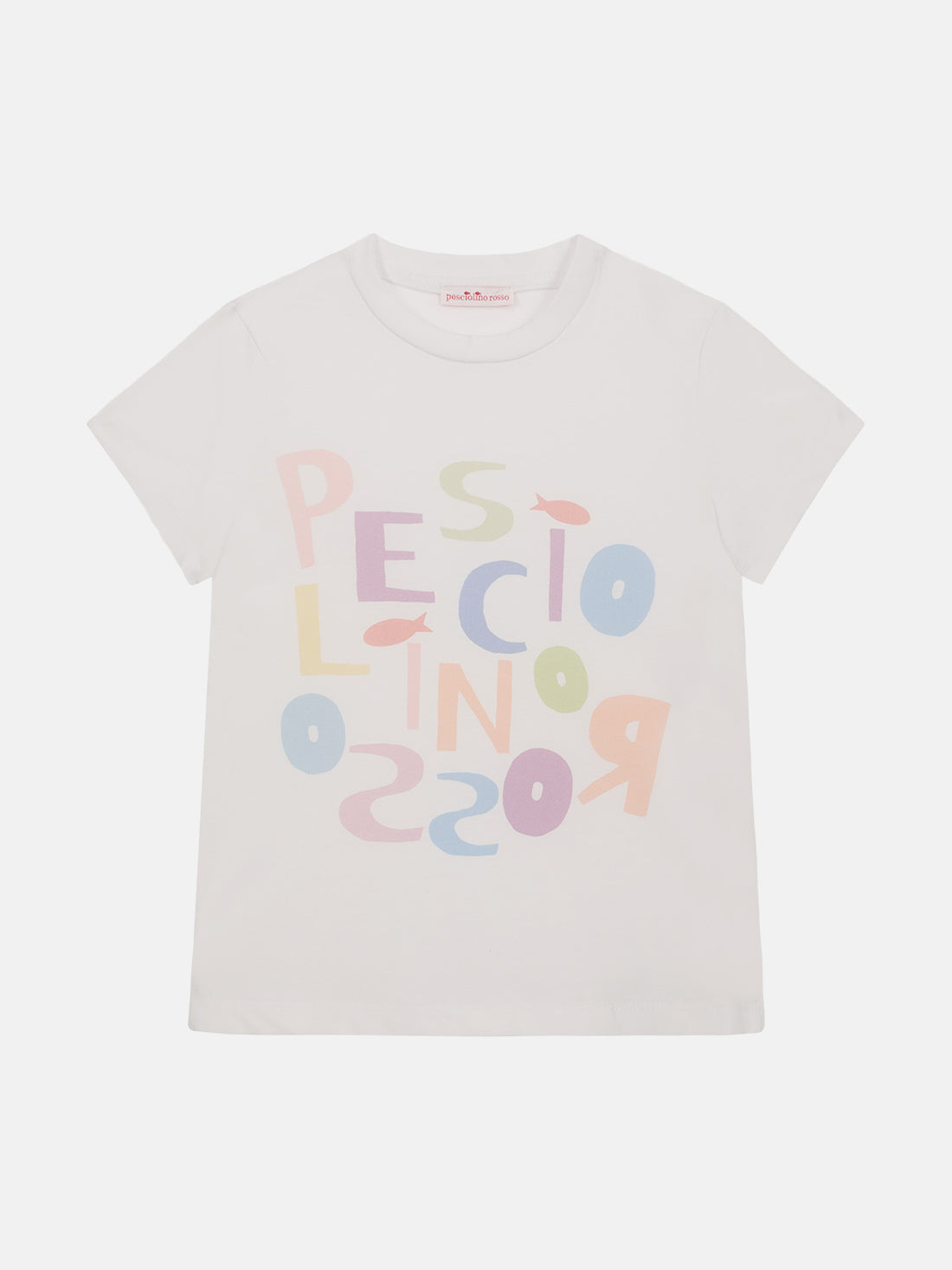 T-shirt Bambina Logo Multicolor