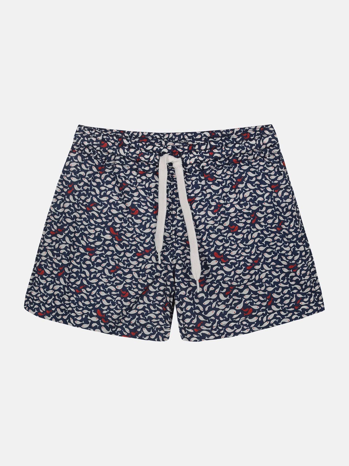 Costume a pantaloncino Pesciolini Bianchi